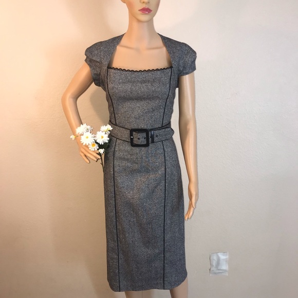 bebe | Dresses | Bebe Tweed Wool Silk Dress Skirt Suit Career | Poshmark